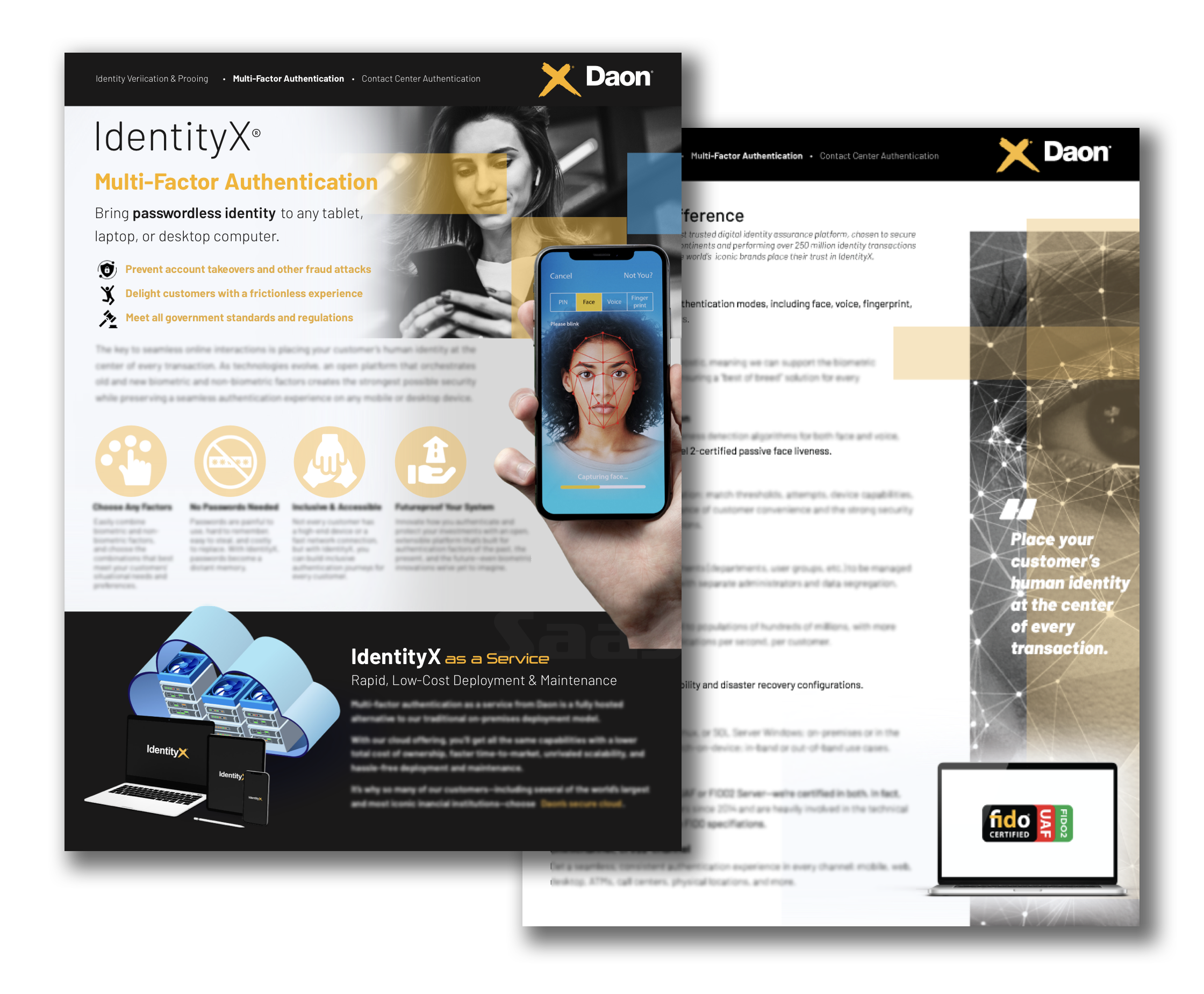 IdentityX Multi-Factor Authentication